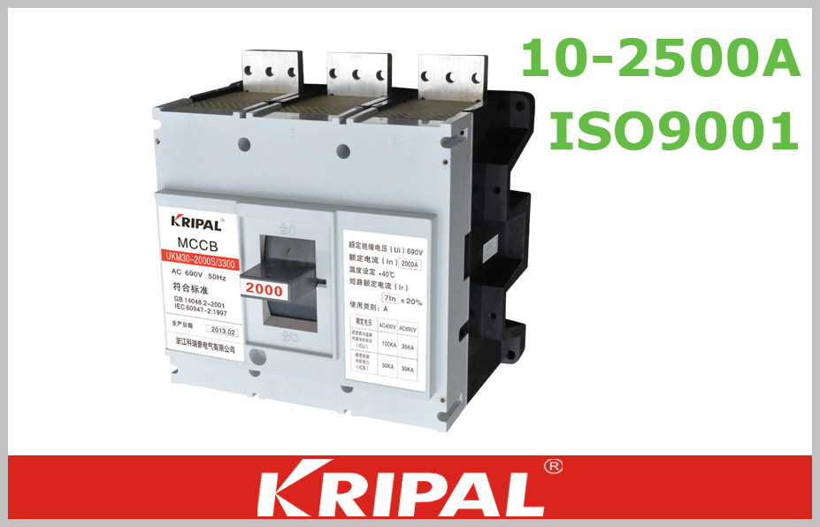 전압 여행 일반적인 스위치 차단기 MCCB 2000A의 밑에 세륨